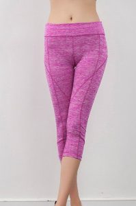 Best High Waist Colorful Workout Capris for Women